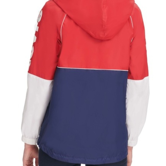 Levi's | Jackets & Coats | Levis Color Block Navy White Hooded ...